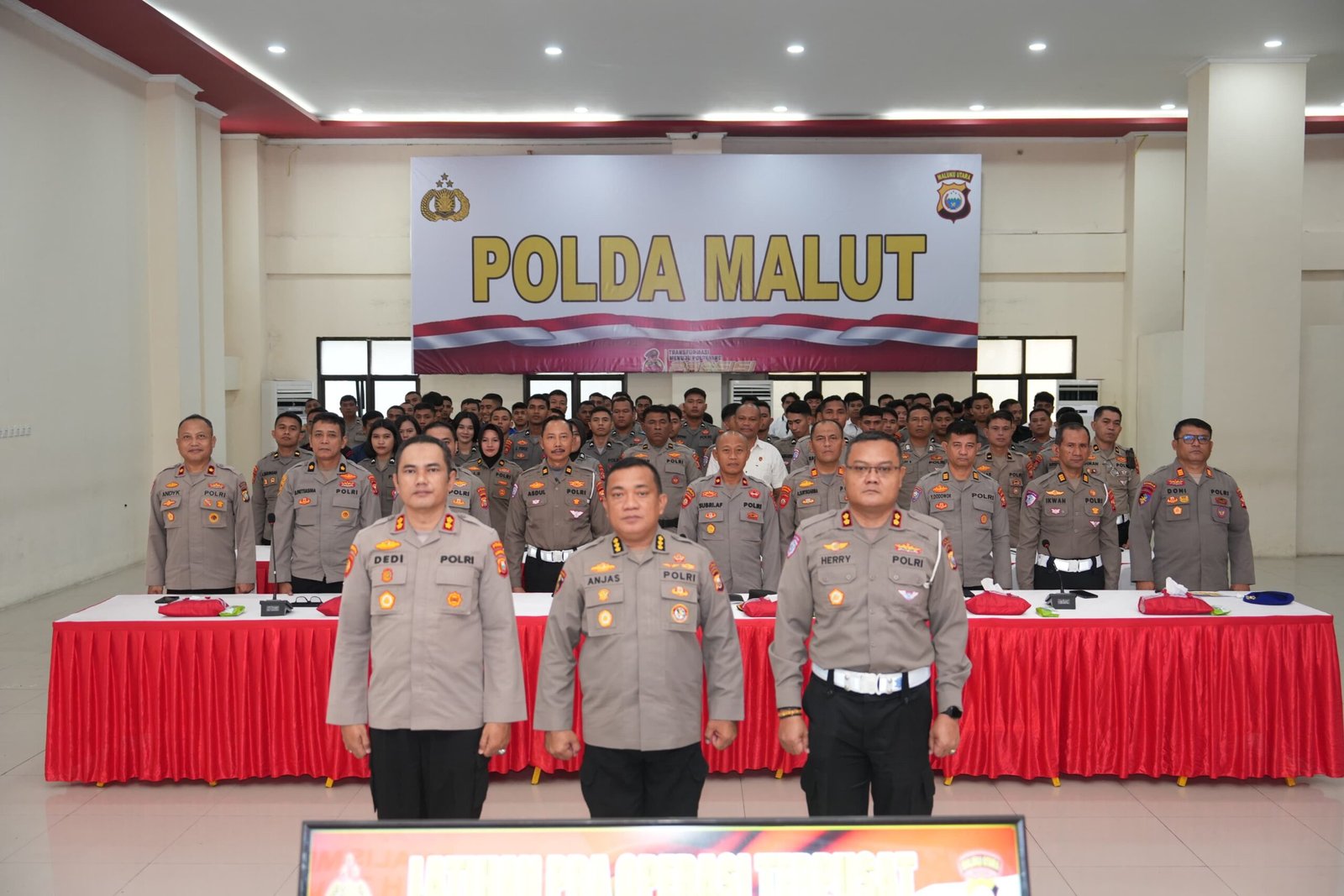 Polda Malut Gelar Latihan Pra Operasi Ketupat Kieraha 2025 Untuk Pengamanan Lebaran - maluttv.com